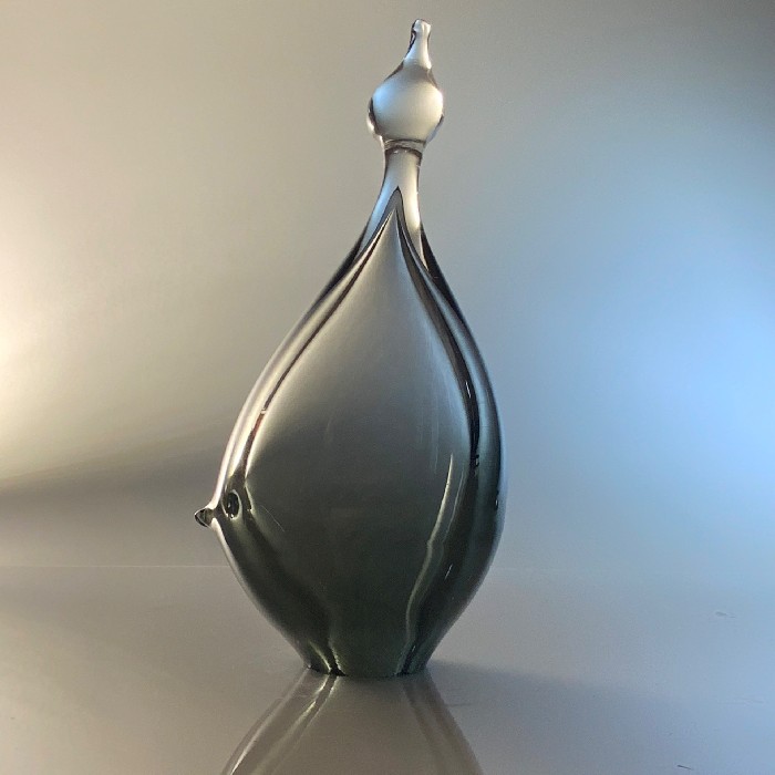 Transparent grey bird :: Carrara-ART